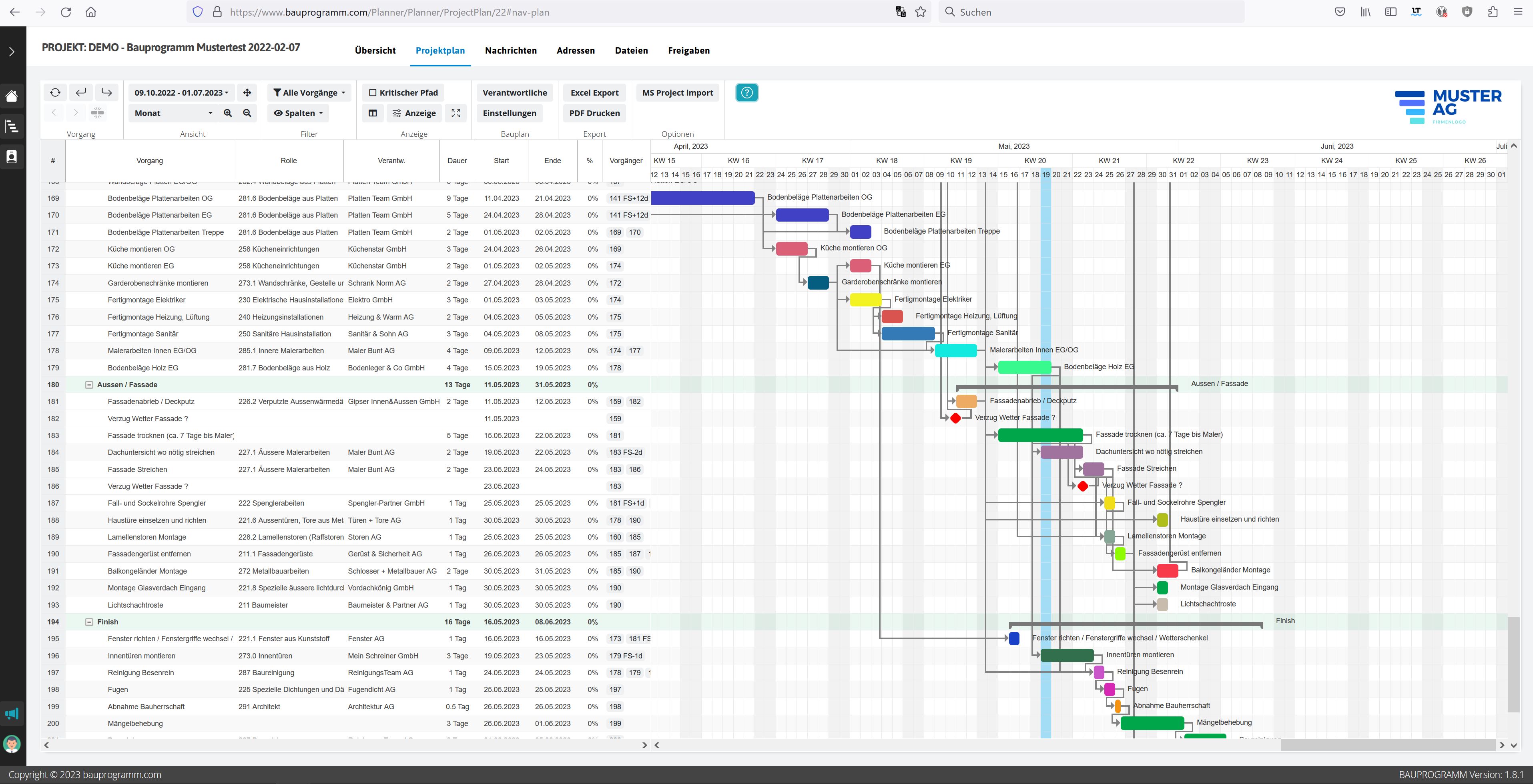 Dein ultimativer Bauzeitenplan: Excel oder professionelle Terminsoftware?